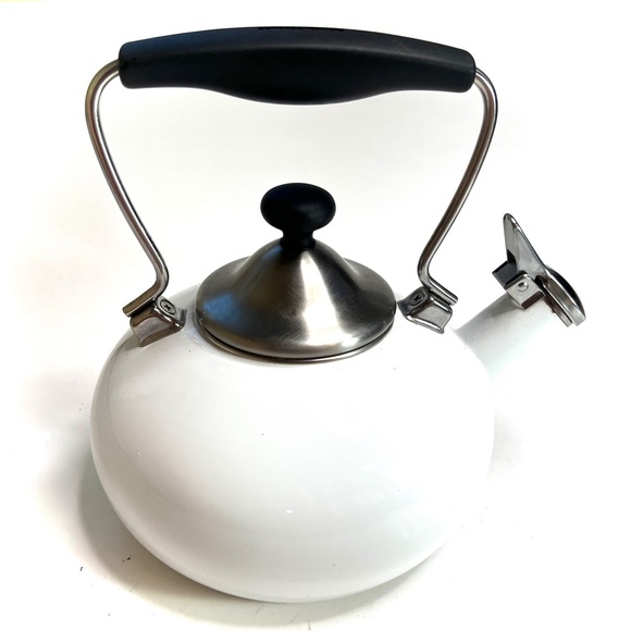 Chantal | Kitchen | Vintage Chantal Whistling Tea Kettle Teapot White ...